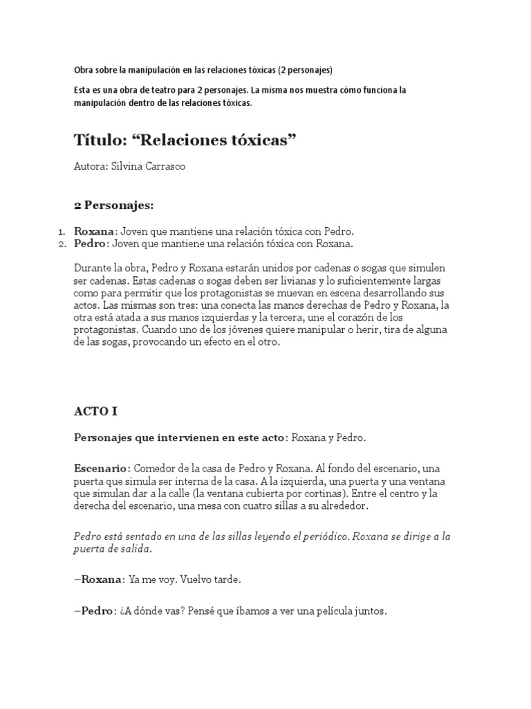 OBRAS DE TEATRO PARA JOVENES | PDF