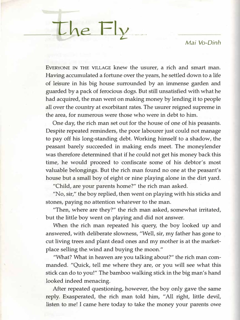 The Fly-Short Story PDF | PDF