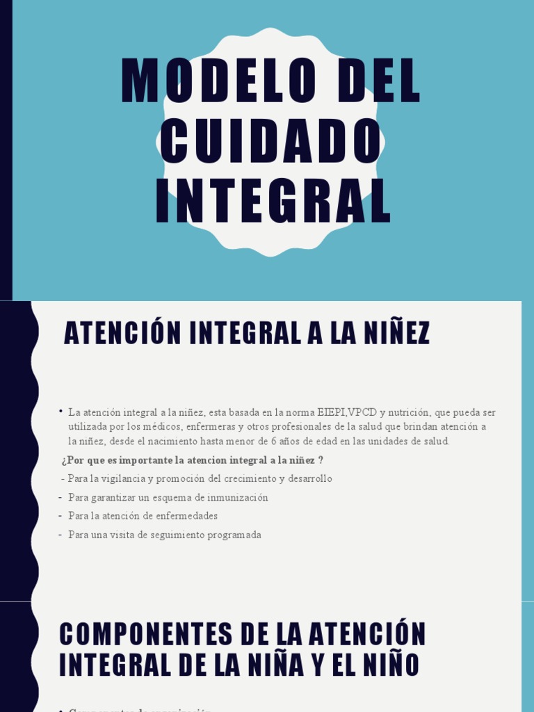 Modelo Del Cuidado Integral Pdf