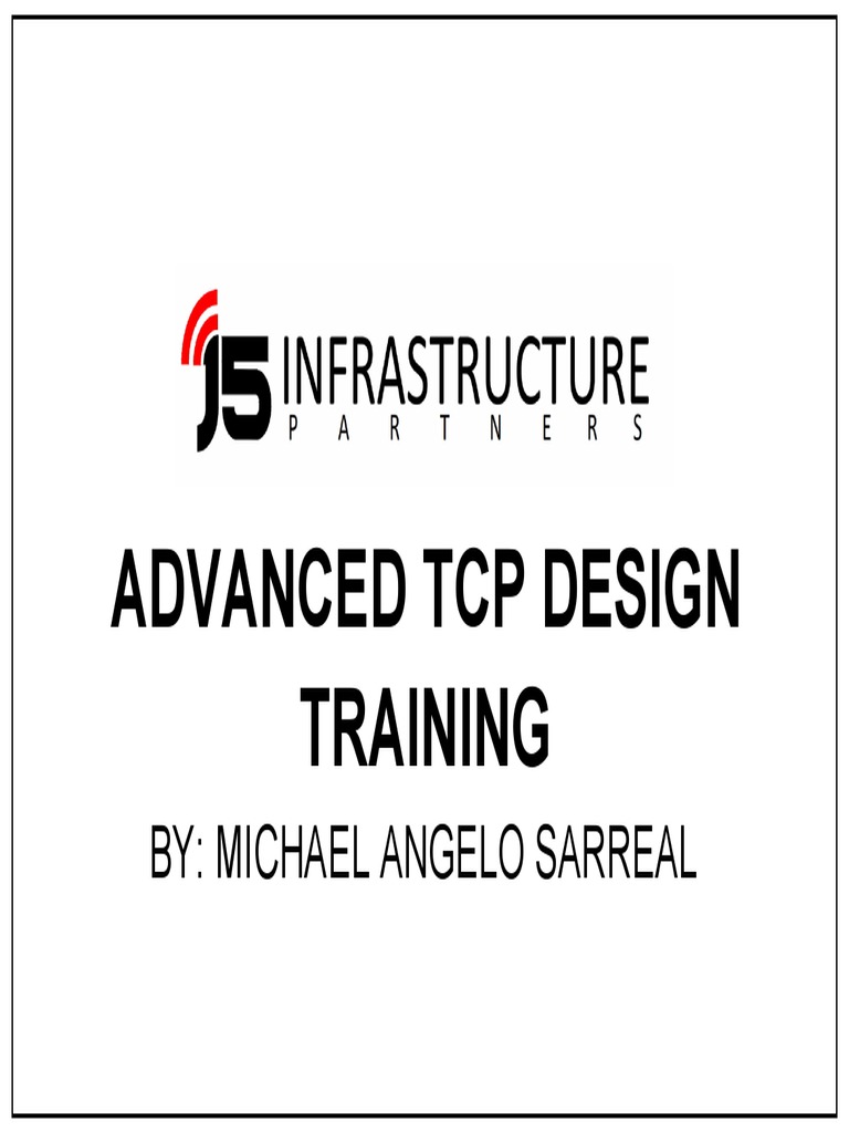 Advanced TCP Training | Download Free PDF | Traffic | Sidewalk
