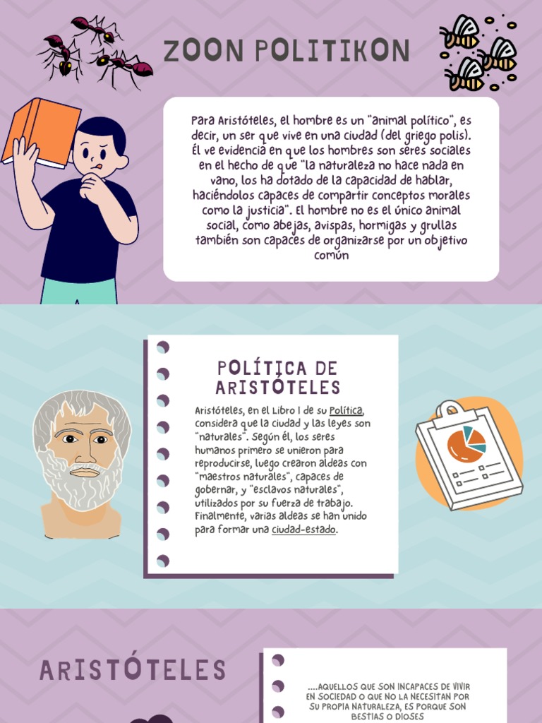 Diapositivas Zoon Politikon | PDF