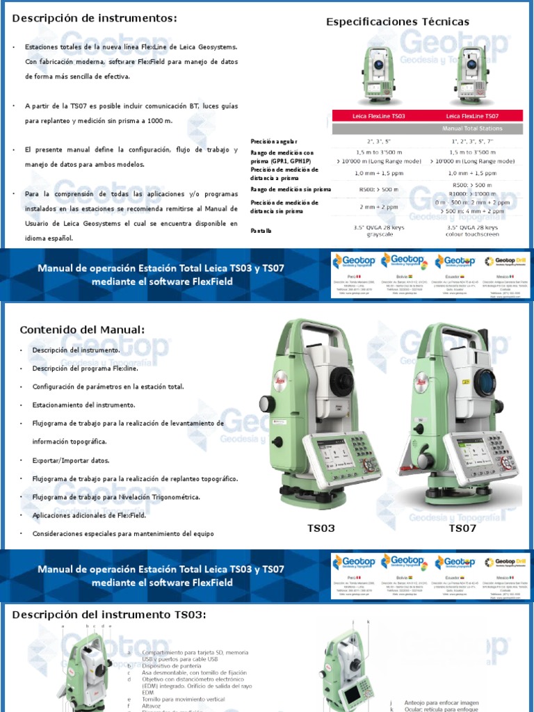 Manual TS03 y TS07 | PDF | Software | Software de la aplicacion