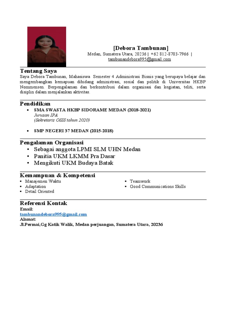 CV DEBORA | PDF