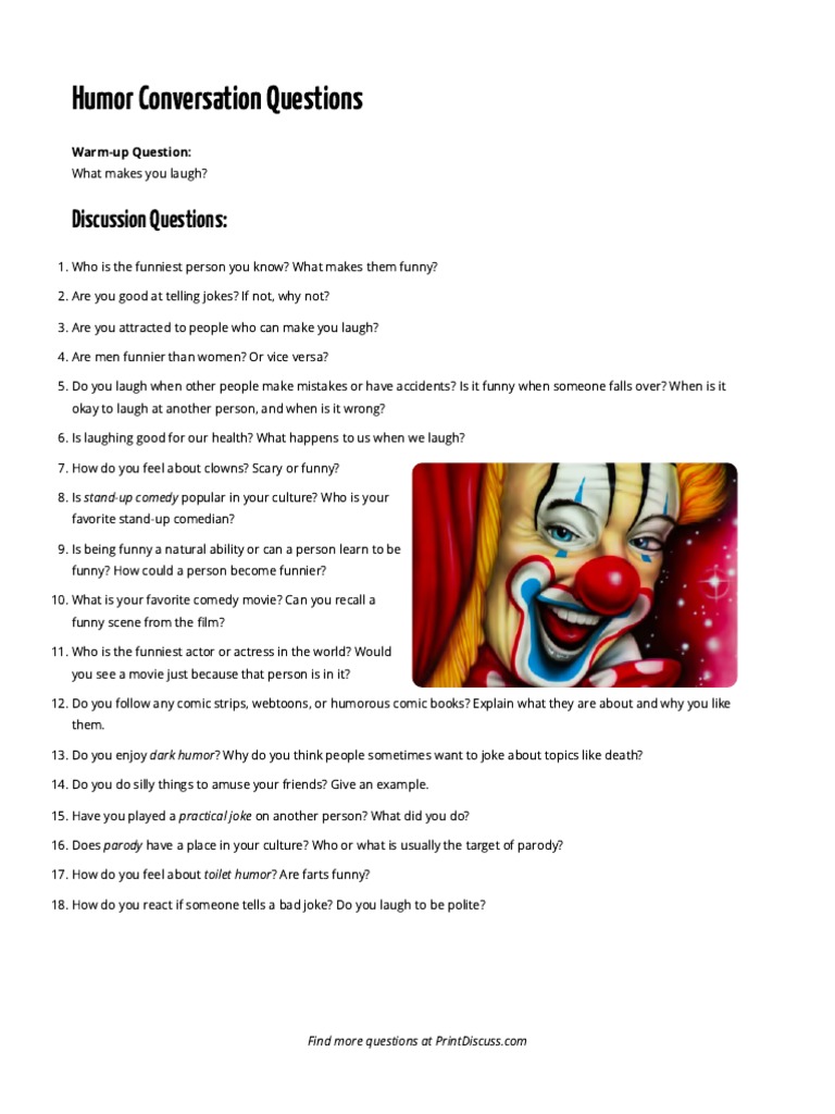 Humor Questions | PDF