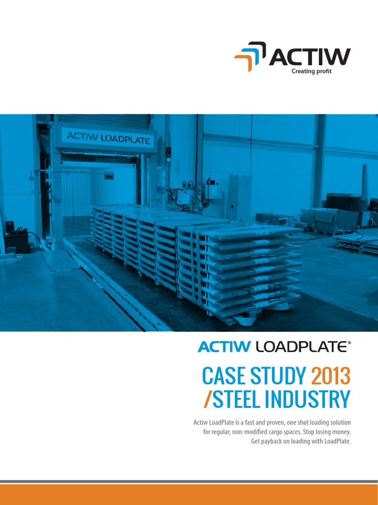 Actiw LoadPlate Case Study Steel | PDF