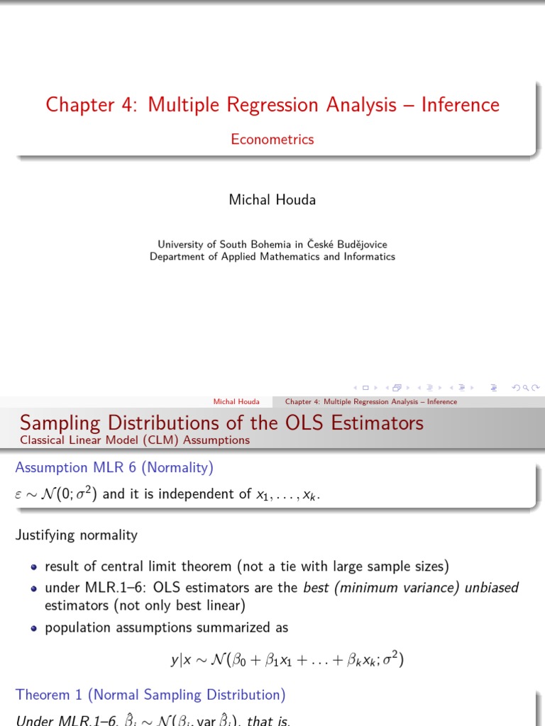 04 Inference | PDF | Regression Analysis | Statistics