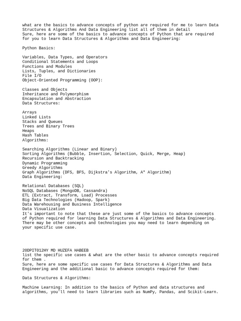 Python Concepts | PDF | Python (Programming Language) | Computer ... Python Concepts | PDF | Python (Programming Language) | Computer ...