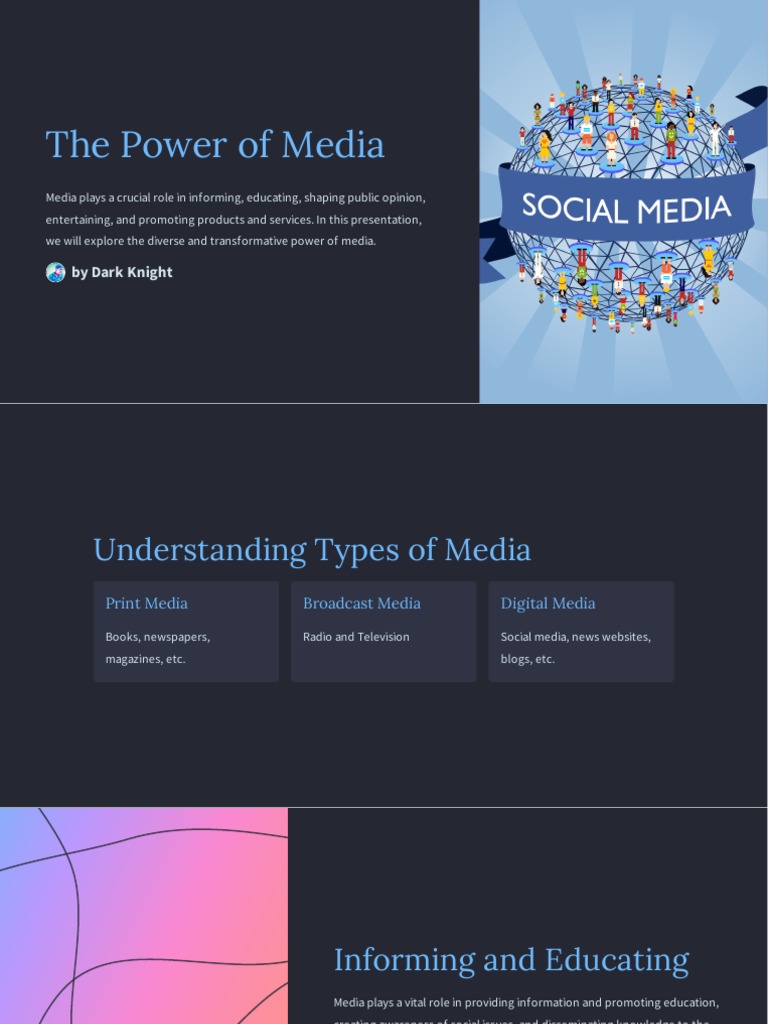 The Power of Media | PDF | Mass Media | Media (Communication)