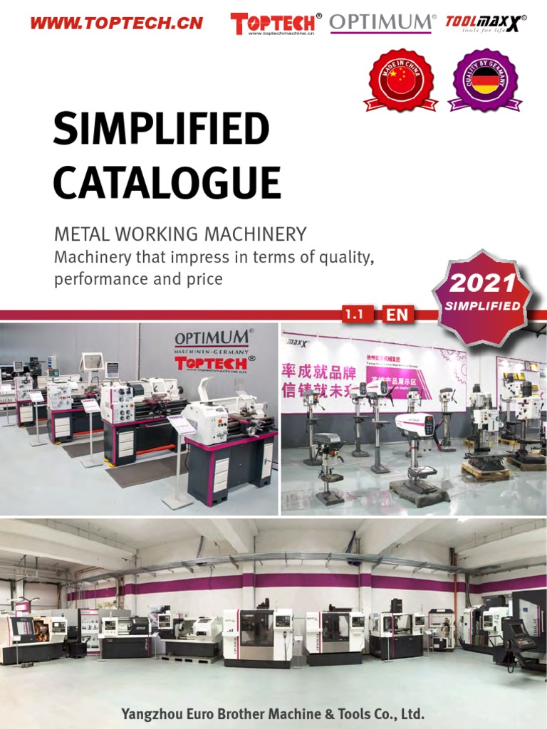 Toptech 2021 | PDF | Numerical Control | Metalworking
