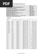 Fastener Weight & Count Chart | PDF