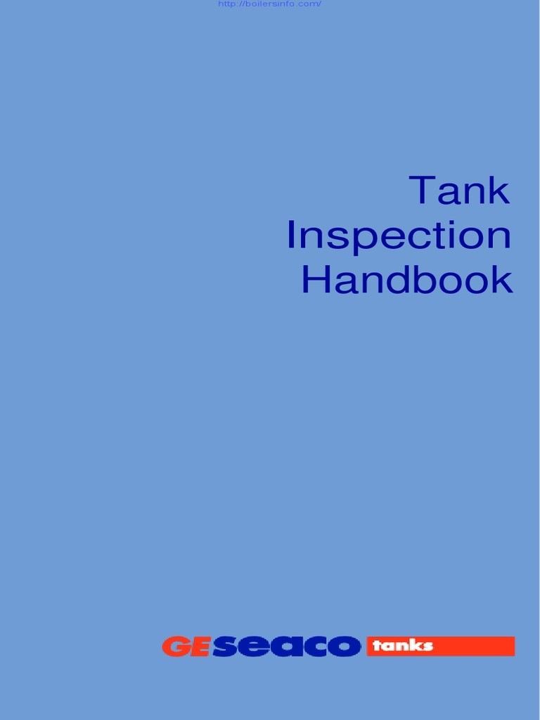 Tank Inspection Handbook | PDF | Safety