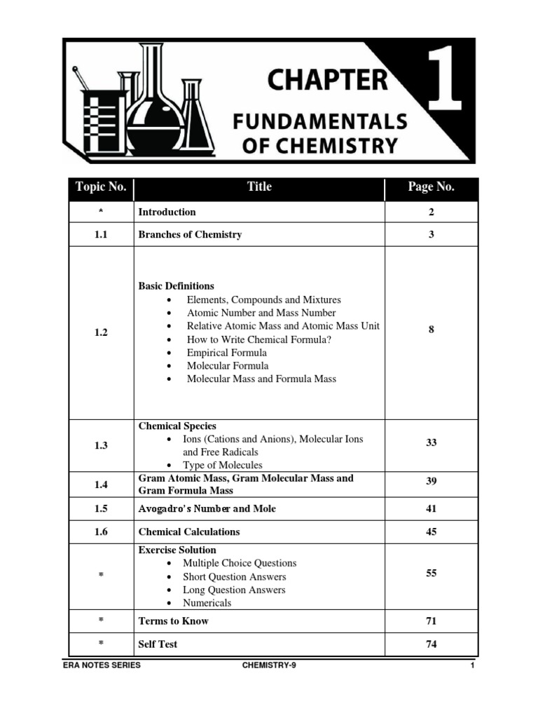 Chapter 1 (1-74) Final | PDF | Chemical Compounds | Chemistry