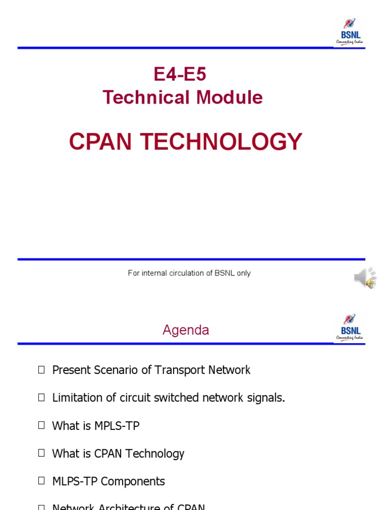CPAN Technology Overview for BSNL | PDF | Computers