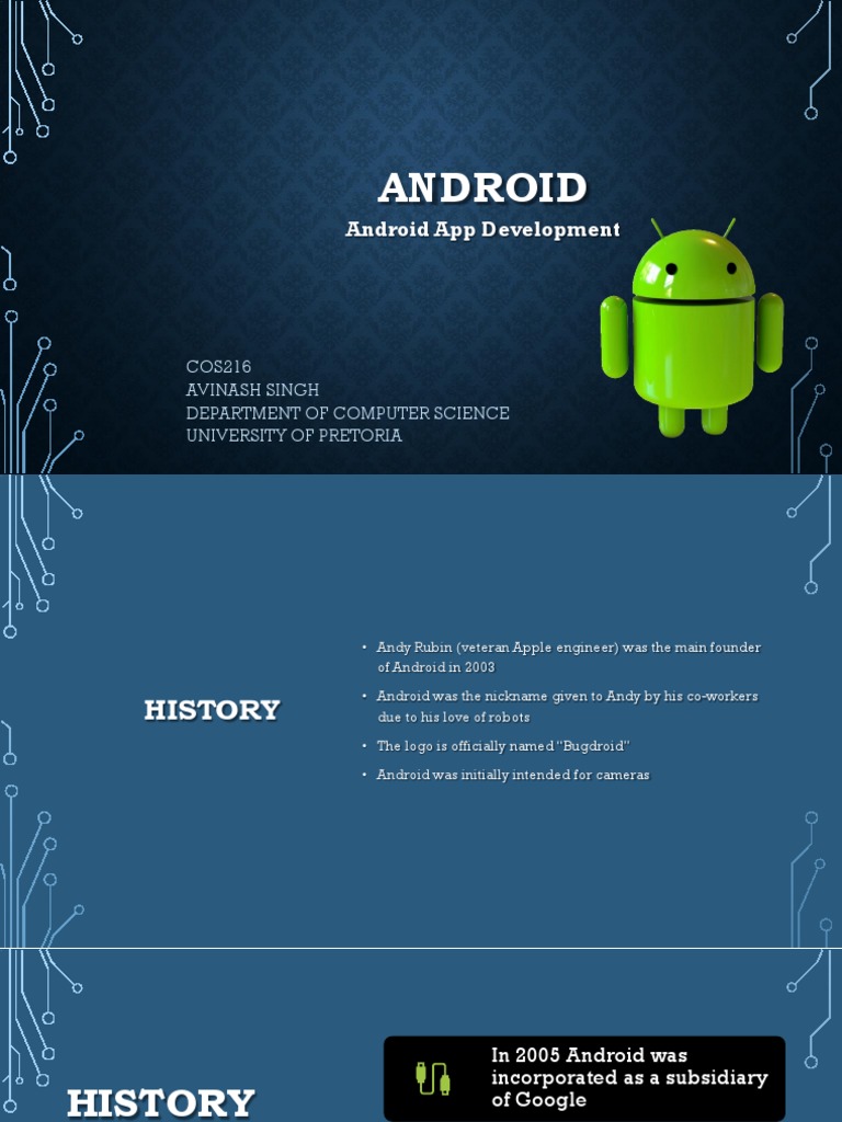 Android App Development Overview | PDF | Android (Operating System ...