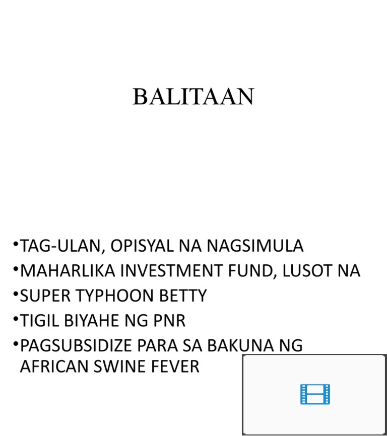 Balitaan | PDF