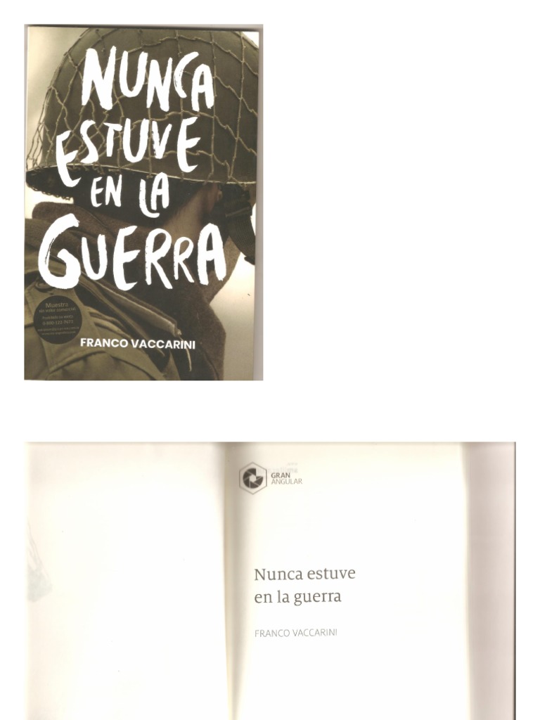 Nunca Estuve en La Guerra | PDF