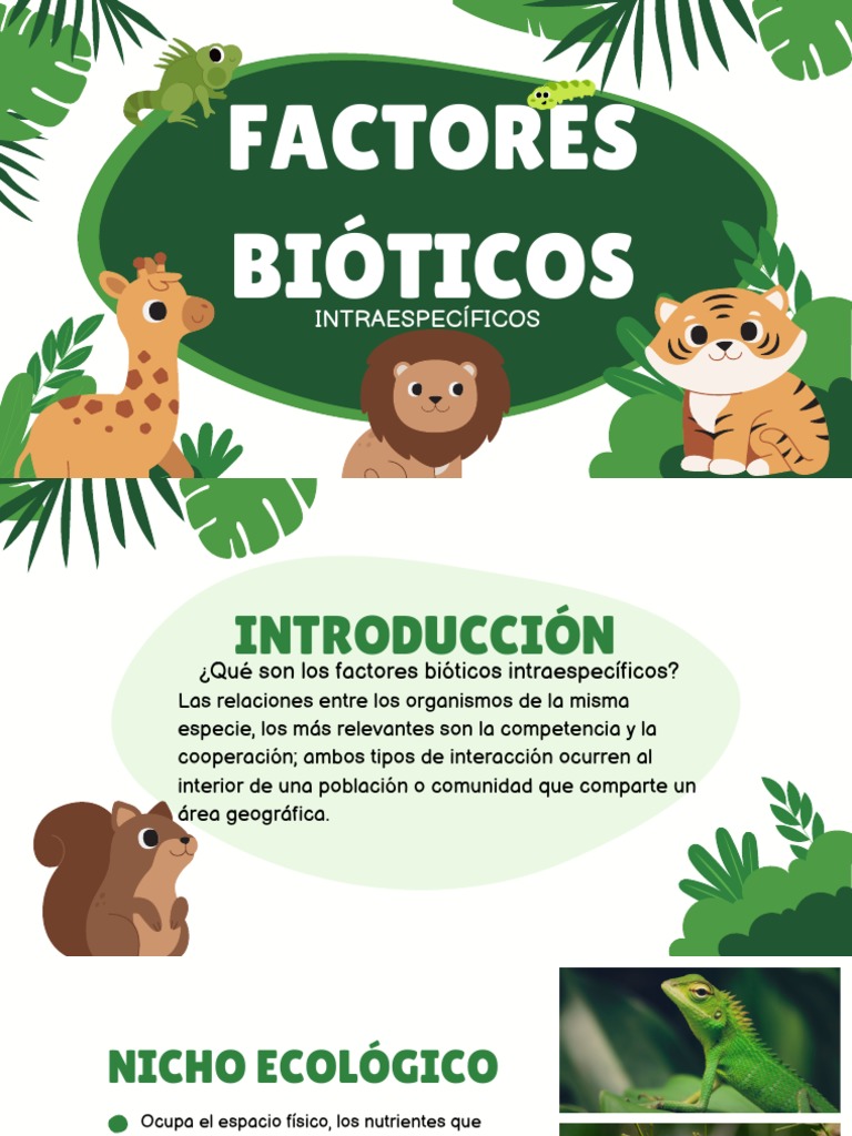 Factores Bióticos | PDF