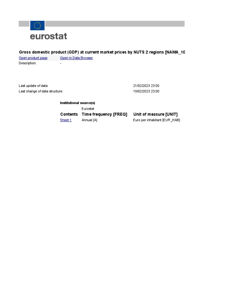 NUTS2 | PDF