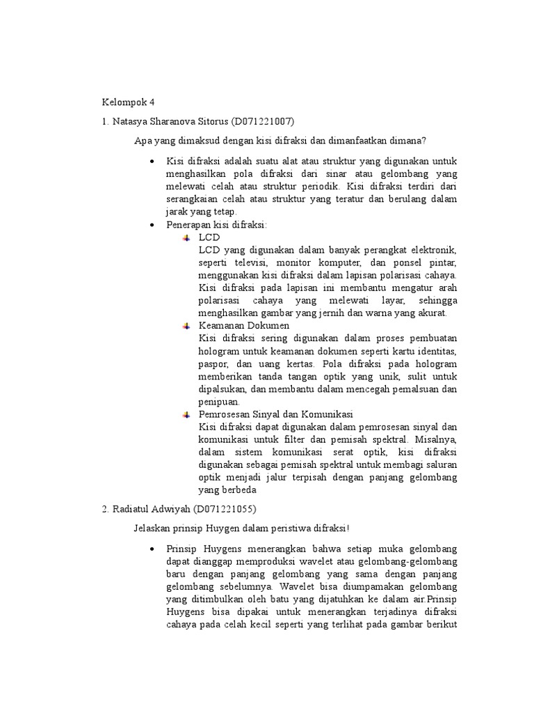 Hasil Diskusi Kelompok 4 | PDF