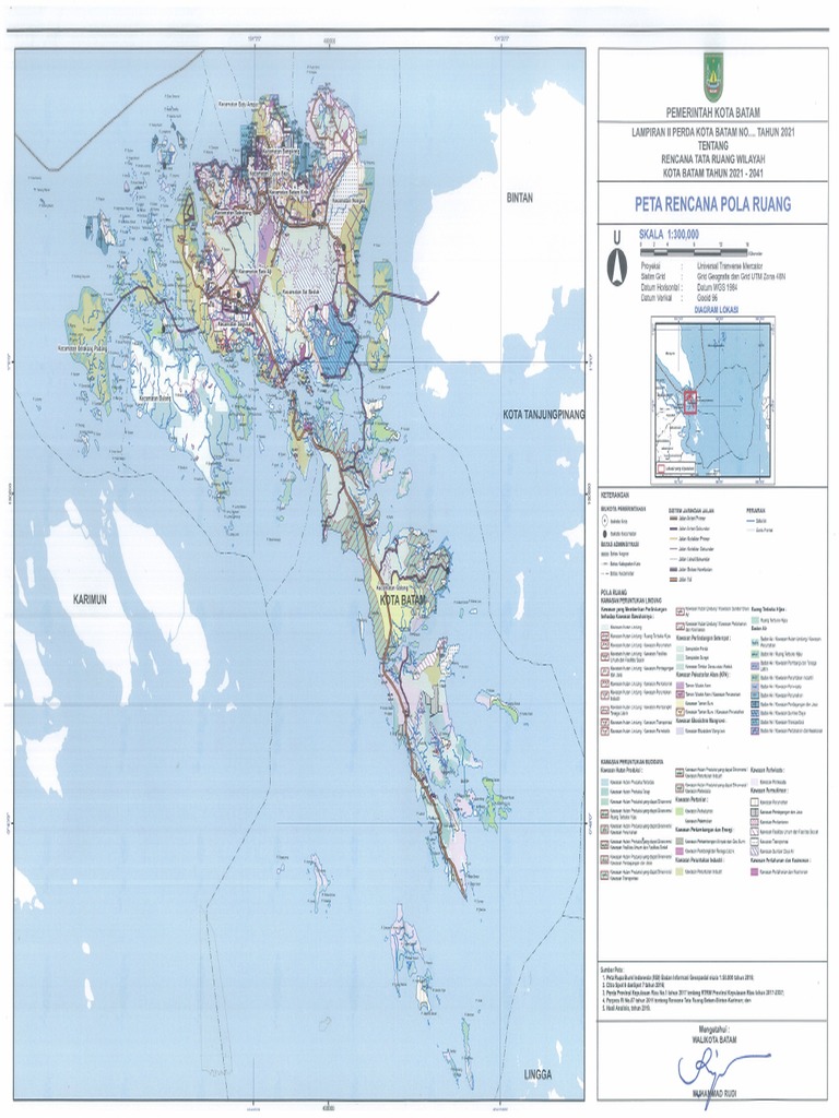 Peta RTRW Batam | PDF