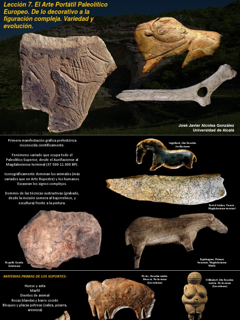 Lección 9. El Arte Portátil Paleolítico Europeo. de Lo Decorativo A La ...