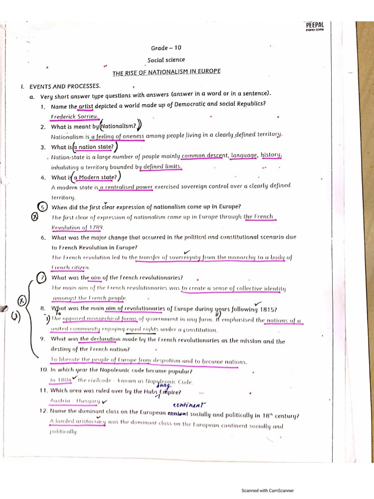 The Rise of Nationalism in Europe | PDF