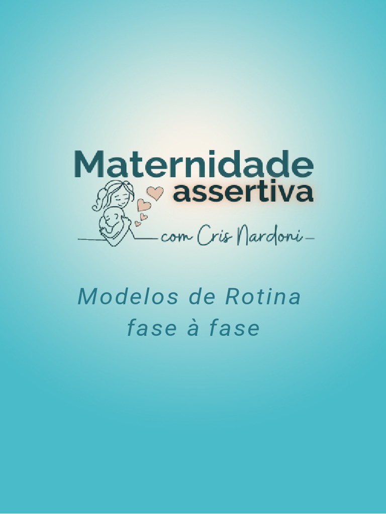 Modelos de Rotina de Sono Bebê | PDF | Direitos Autorais | Almoço