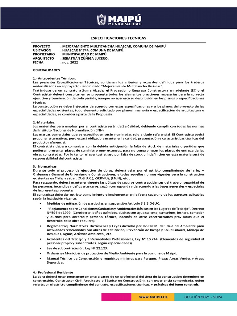 EETT_Huáscar | PDF | Hormigón | Conductor electrico