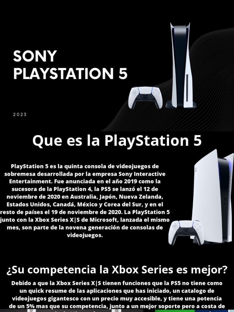 Sony y Su ps5 | PDF