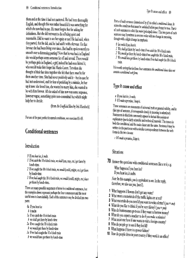 CONDITIONALS | PDF