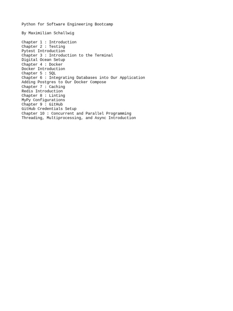 Python Bootcamp for Engineers | PDF