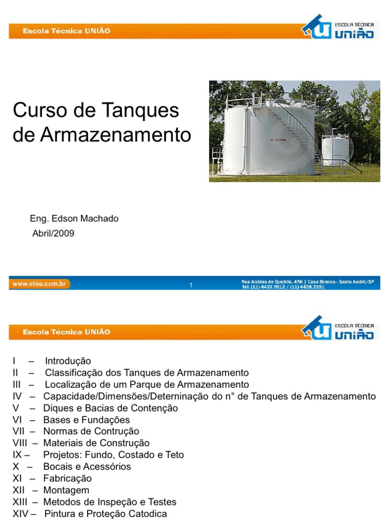 Apostila de Tanques | PDF