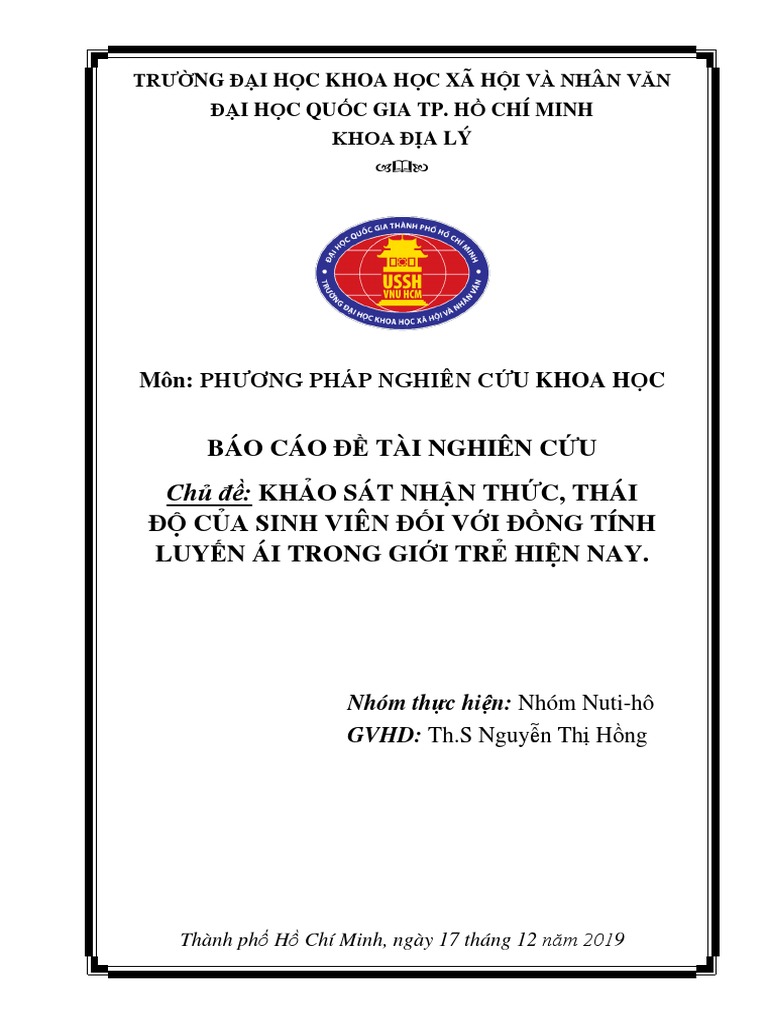 Bài Nghiên Cứu Khoa Học | PDF