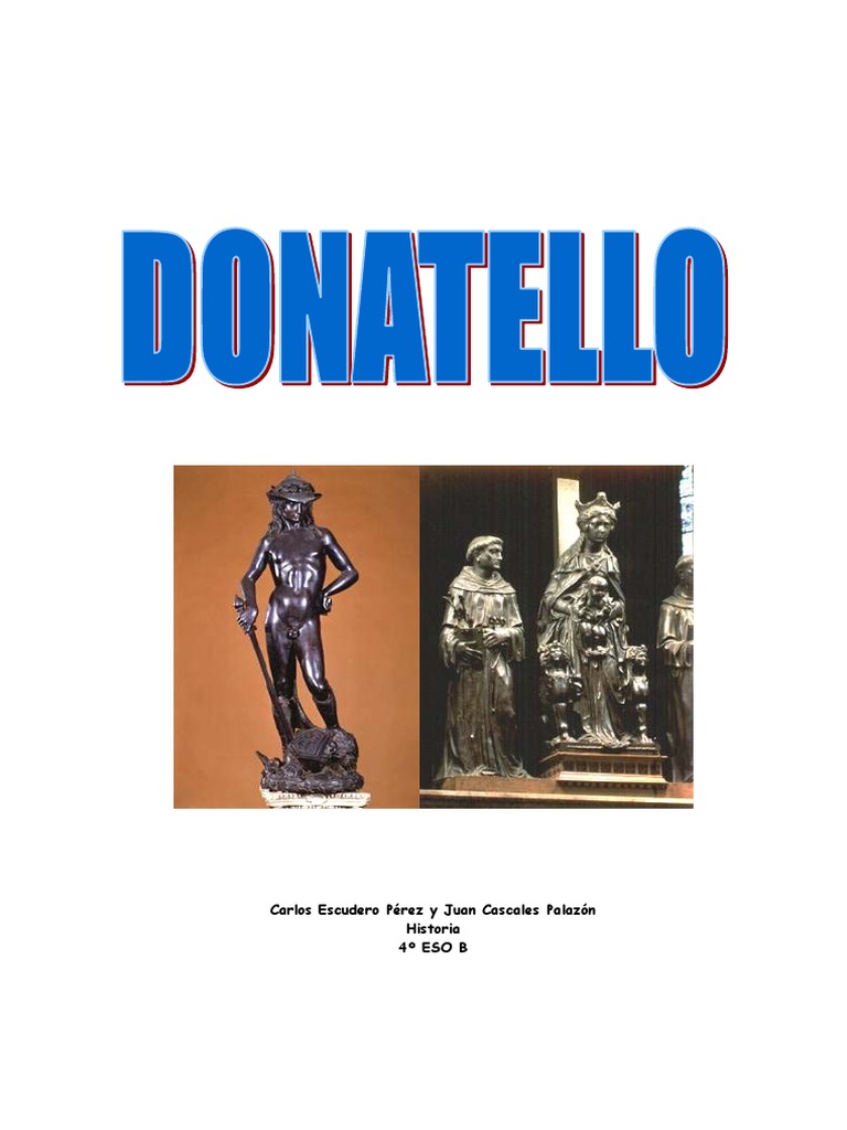Donatello Arte | PDF | Escultura