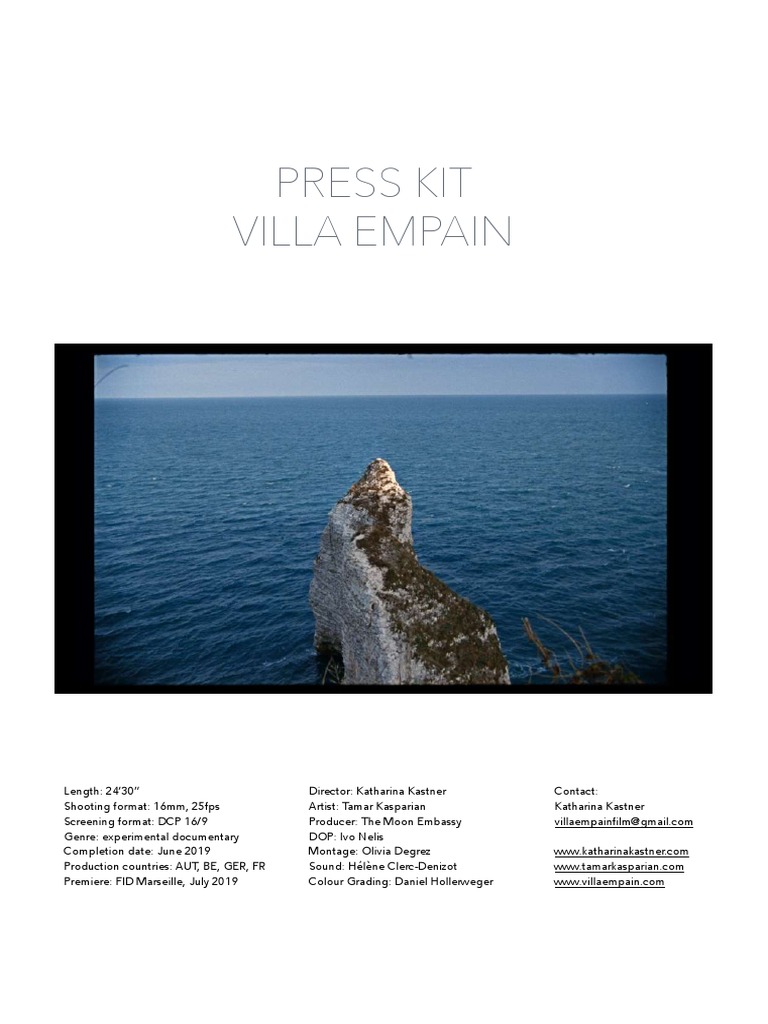 Presskit - VILLAEMPAIN 062020 - Compressed | PDF