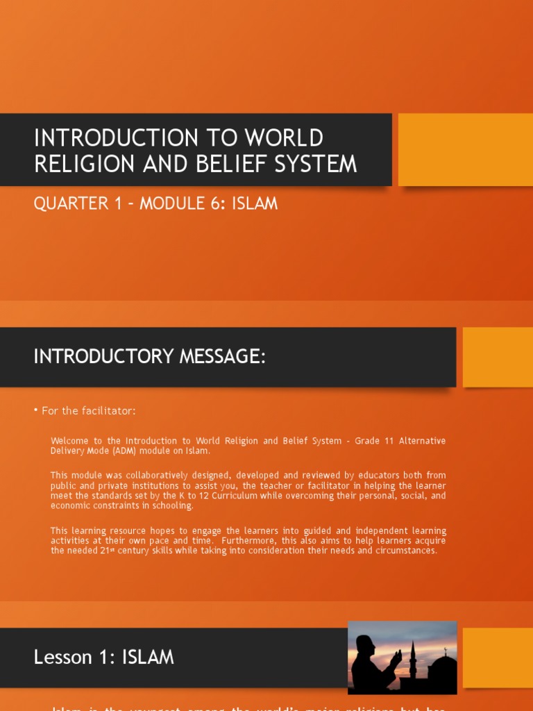 Introduction To Wold Religion and Belief System | PDF