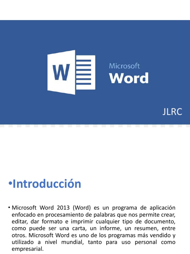 Introduccion A Word | PDF | Microsoft Word | Microsoft