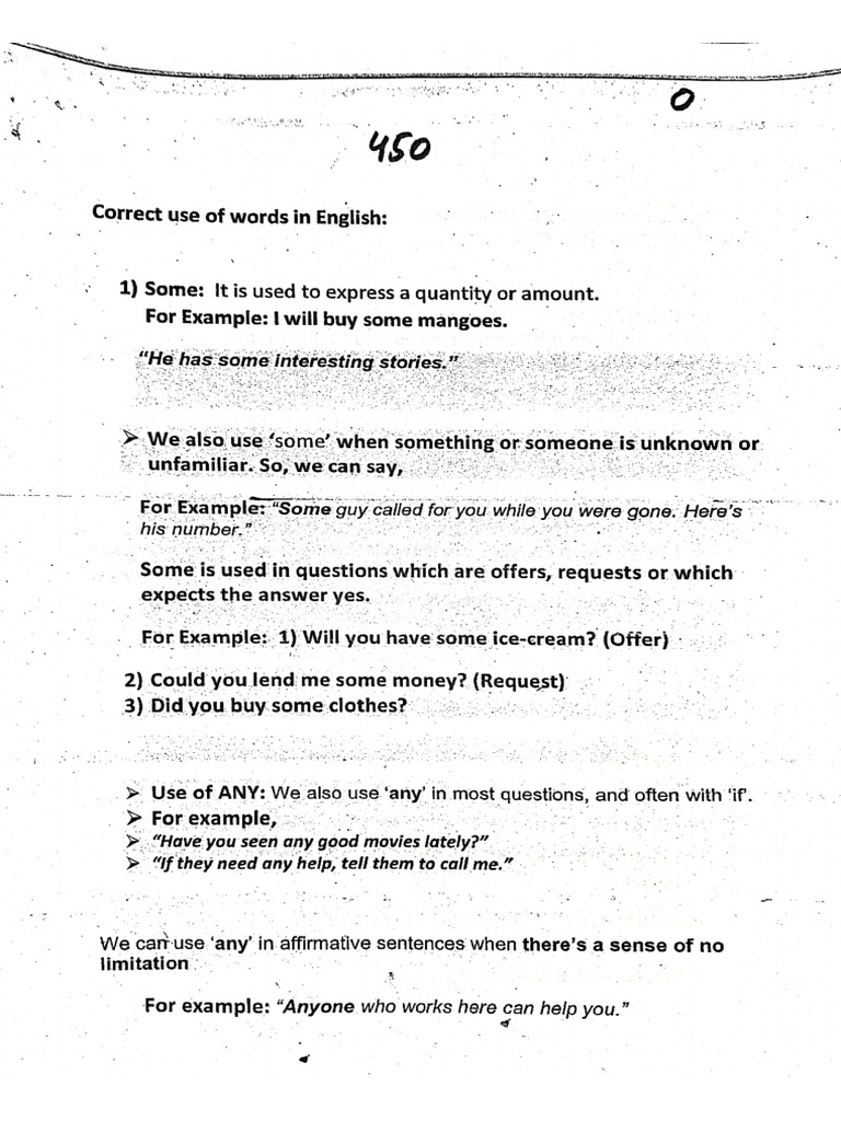 Correct Use of Words | PDF