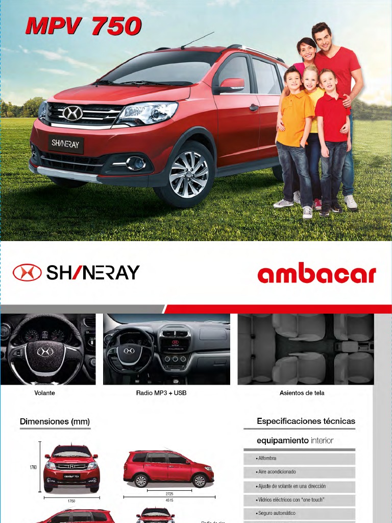 Ficha Técnica Shineray MPV750 | PDF