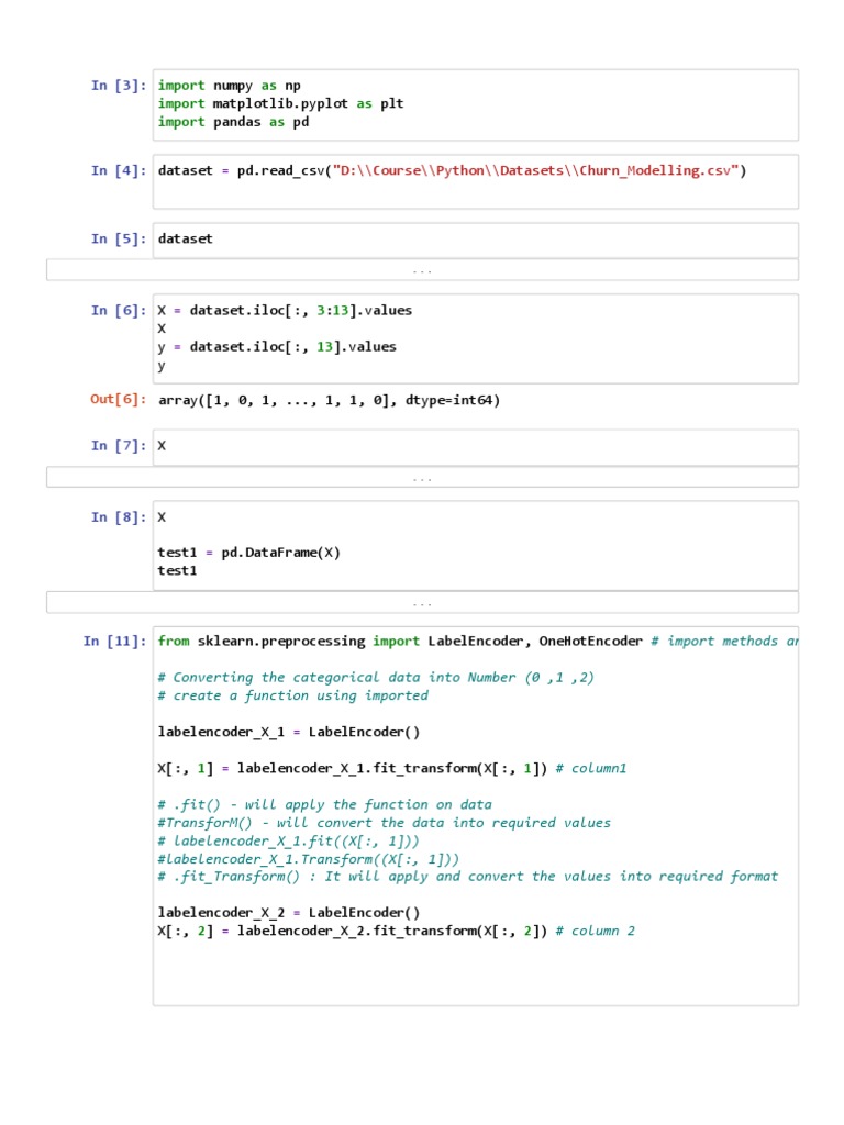 Label Encoders Jupyter Notebook Pdf 