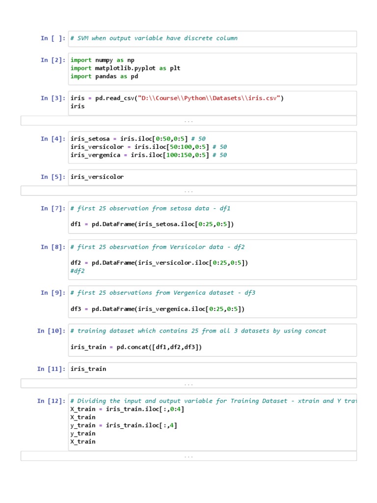 3 SVM - Jupyter Notebook | PDF | Multivariate Statistics | Applied Mathematics