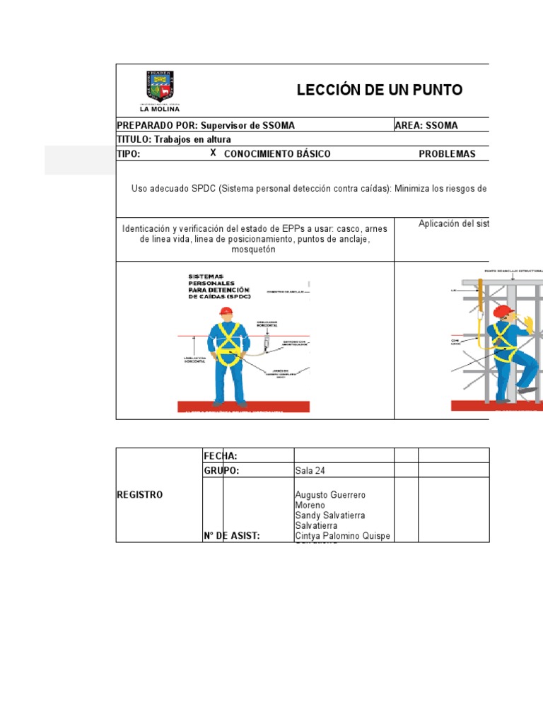 Formato - Leccion de Un Punto | PDF