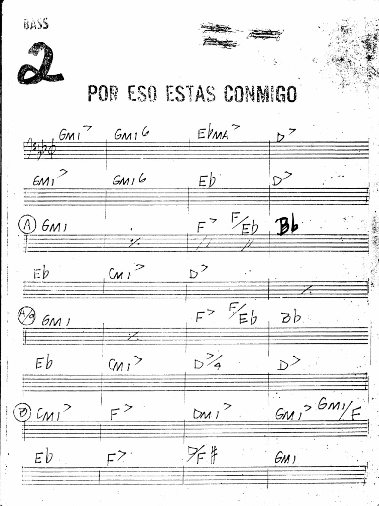 Letra de "Por Eso Está Conmigo" | PDF