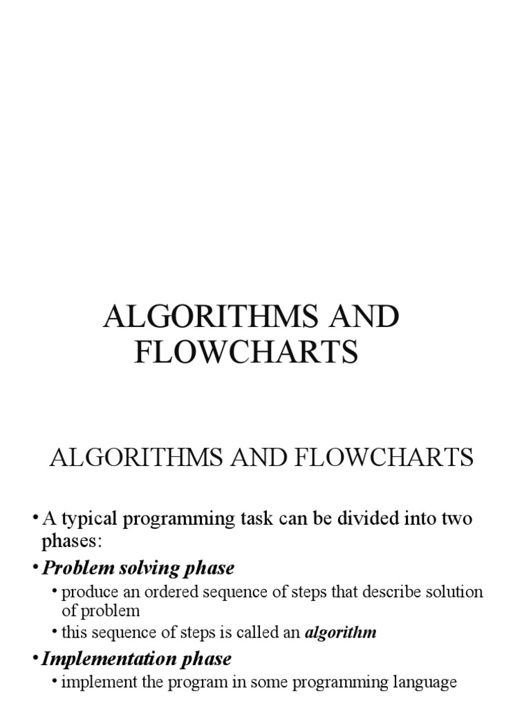 Algorithms Ppt 19 4 22 Pdf Algorithms Control Flow