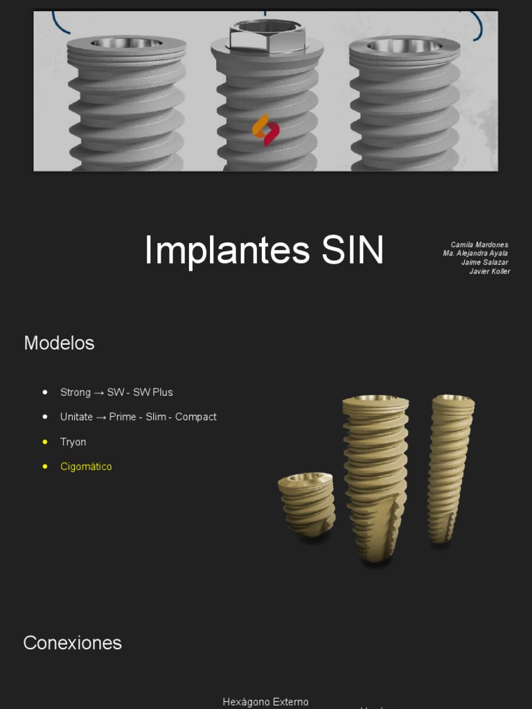 Implantes SIN | PDF | Implante dental