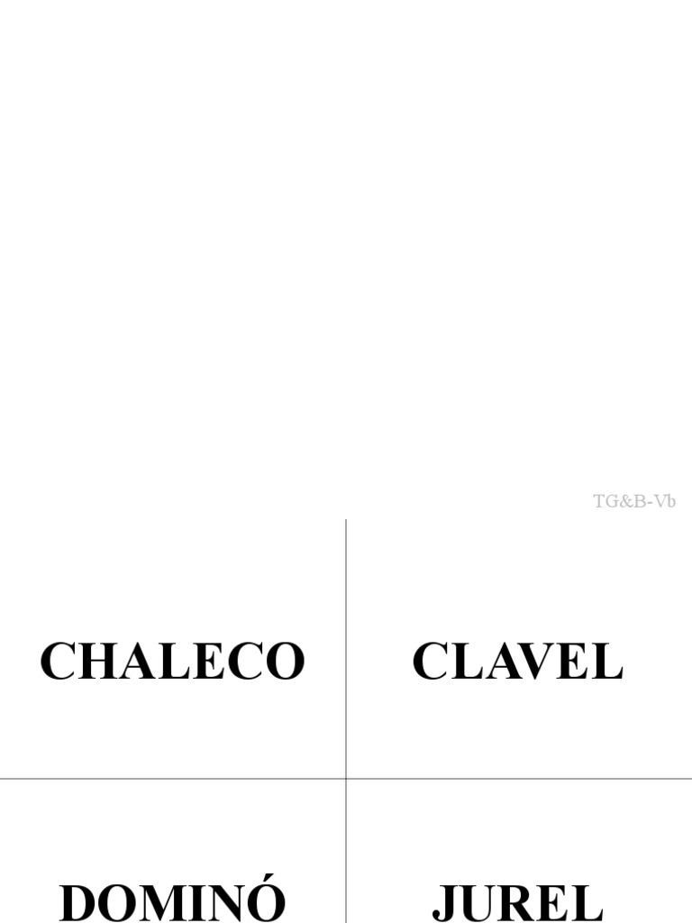 FCSRT Estímulos Verbales | PDF