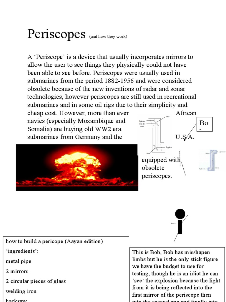 Science Amusing Document About Periscopes Pdf