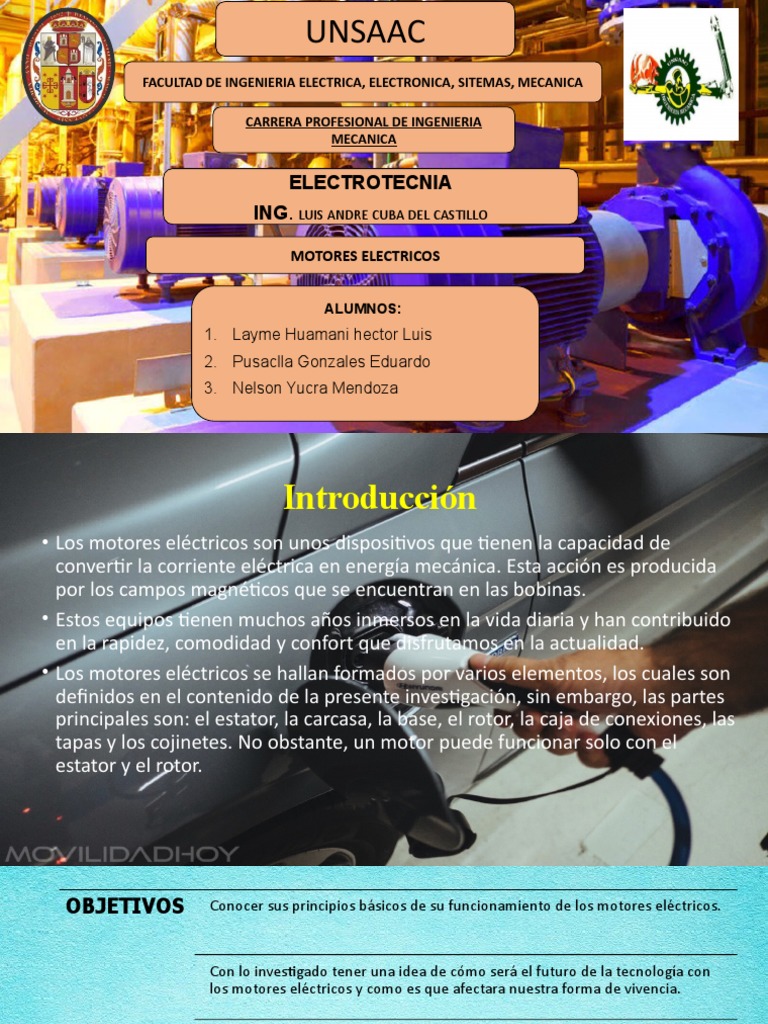 Motores Electricos | PDF | Motor eléctrico | Corriente eléctrica