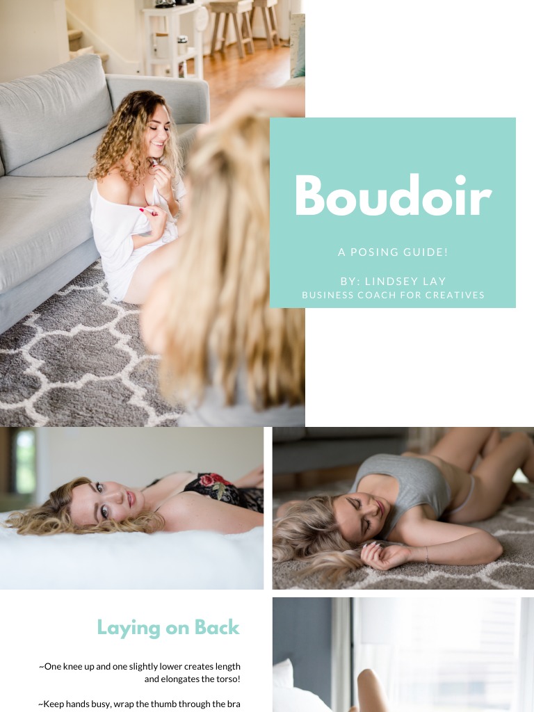 FREE Boudoir Posing Guide For Photographers | PDF | Clothing