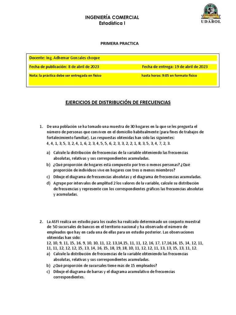 Practica Estadistica Resuelta | PDF